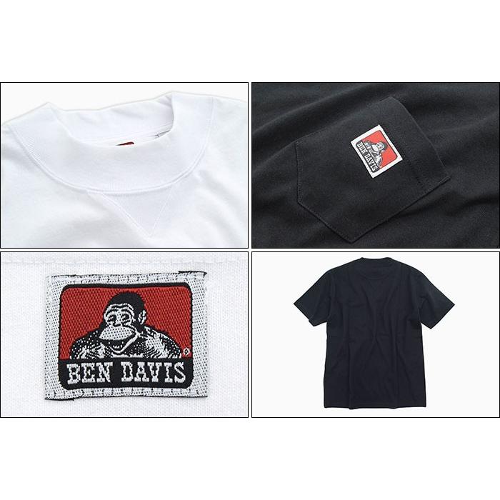BEN DAVIS ベンデイビス Tシャツ 半袖 メンズ モックネック(C-9580003 Mock Neck S/S Tee ポケット T ...