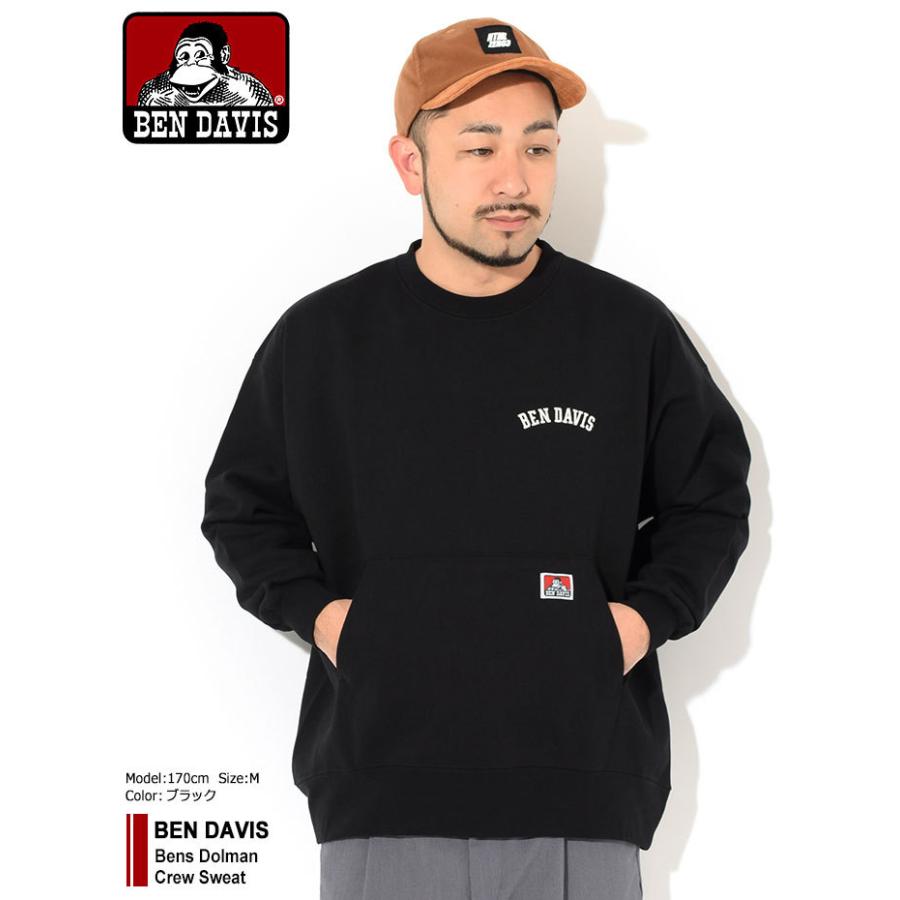 ベンデイビス トレーナー BEN DAVIS メンズ ベンズ ドルマン クルー スウェット ( I-1380029 Bens Dolman ...