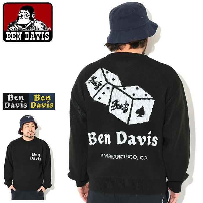 BEN DAVIS ベンデイビス セーター メンズ ダイス ニット トップ (I-23380023 Dices Knit Top ...