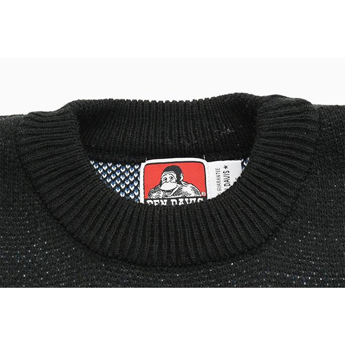 BEN DAVIS（ベンデイビス） セーター メンズ ツー サイド ロゴ ニット トップ(I-2780061 Two Side Logo ...