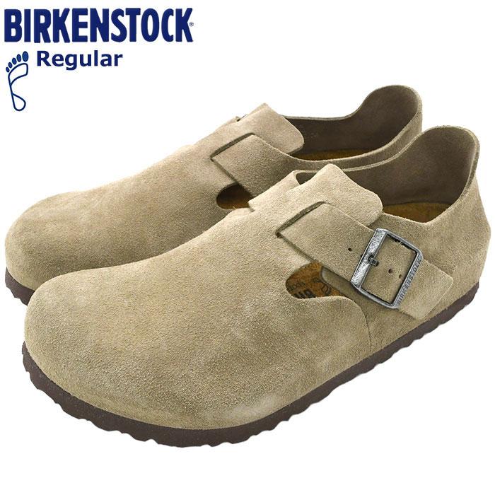 BIRKENSTOCK（ビルケンシュトック） シューズ メンズ 男性用 ロンドン スエード レザー Taupe レギュラー (LONDON ...