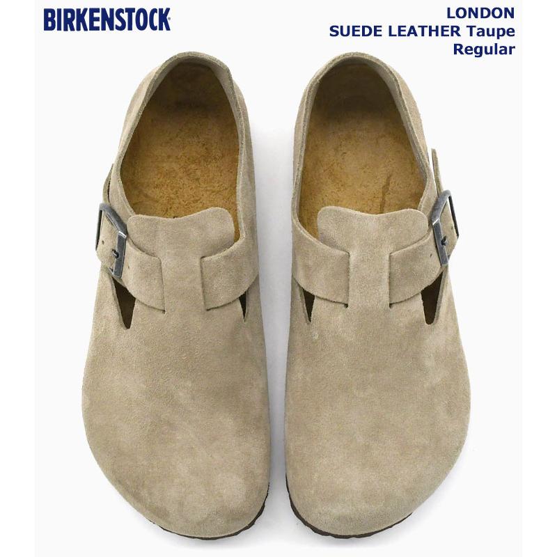 BIRKENSTOCK（ビルケンシュトック） シューズ メンズ 男性用 ロンドン スエード レザー Taupe レギュラー (LONDON ...