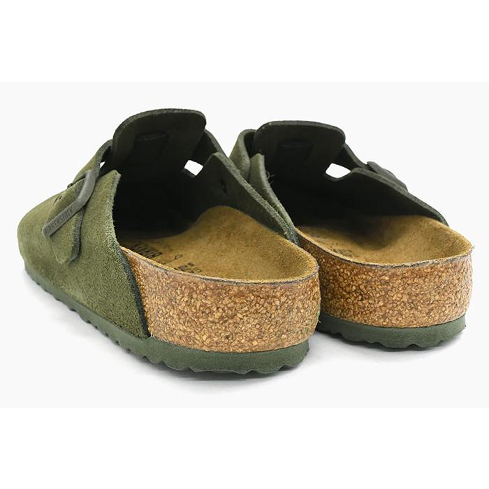 BIRKENSTOCK ビルケンシュトック サンダル メンズ 男性用 ボストン スエード レザー Thyme ( BOSTON SUEDE ...
