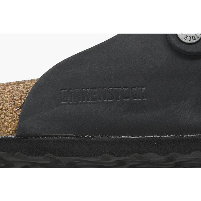 BIRKENSTOCK ビルケンシュトック サンダル メンズ 男性用 ボストン オイルド レザー Black レギュラー ( BOSTON ...