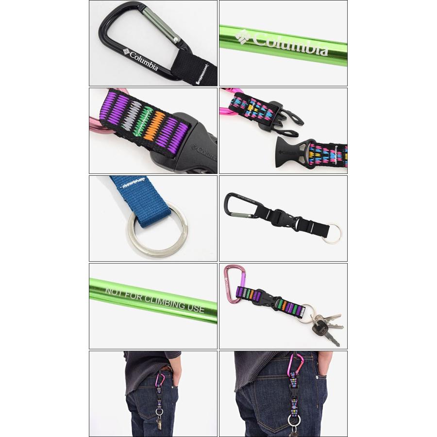 Columbia コロンビア カラビナ ウェッサー ボールド キーリング(Wesser Bald Key Ring アウトドア メンズ ...