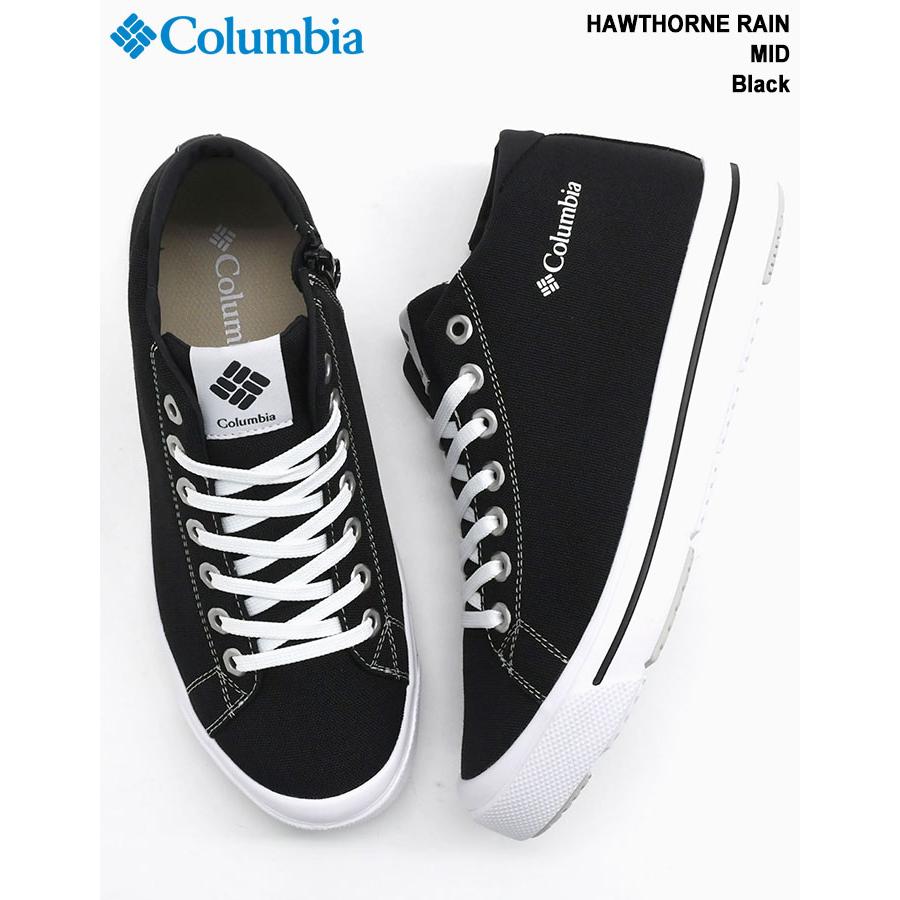 Columbia（コロンビア） スニーカー レディース & メンズ ホーソンレイン ミッド Black ( HAWTHORNE RAIN ...