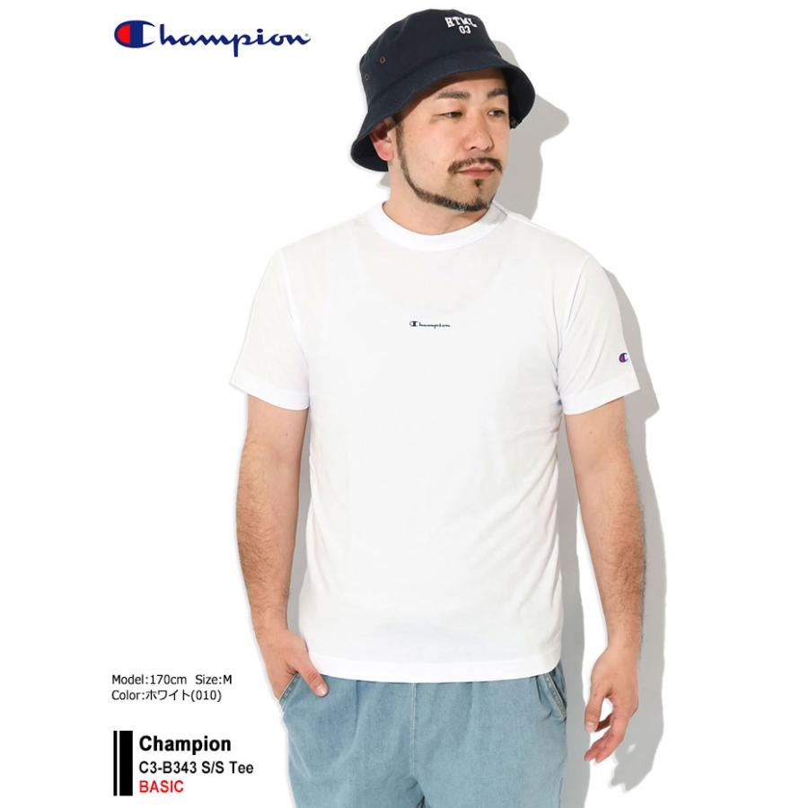 Champion チャンピオン Tシャツ 半袖 メンズ C3-B343 ( S/S Tee BASIC ベーシック 日本企画 カットソー トップス 男性用 )[M便 1/1] : ice ...