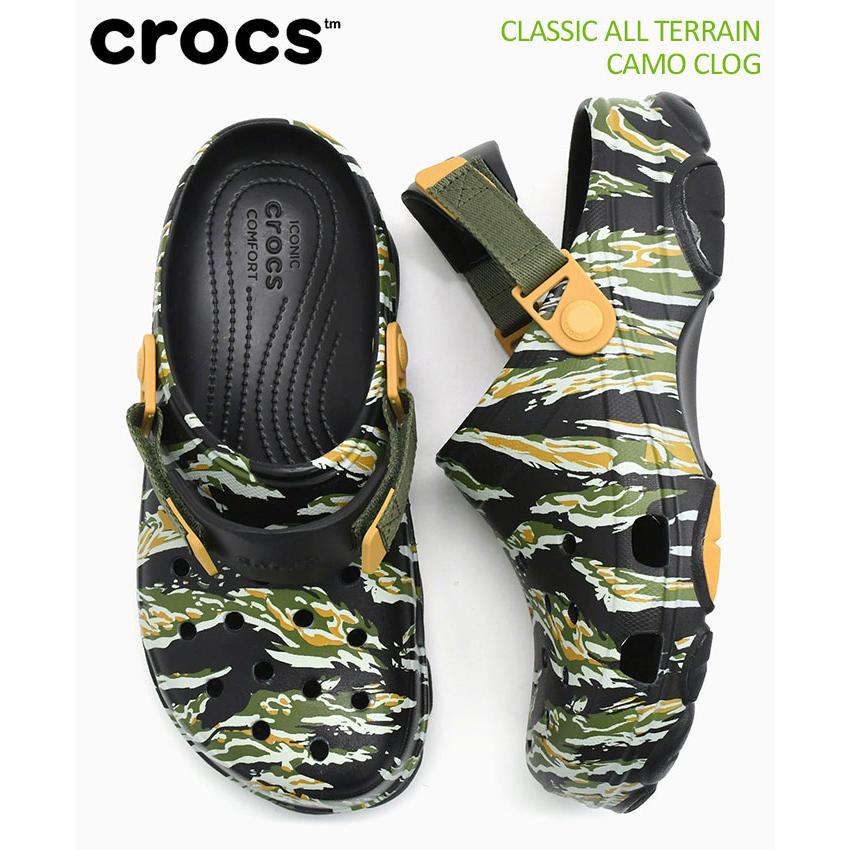 crocs（クロックス） サンダル メンズ 男性用 クラシック オール テレイン カモ クロッグ ( CLASSIC ALL TERRAIN ...