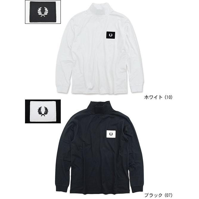 FRED PERRY（フレッドペリー） Tシャツ 長袖 メンズ ハイネック(FREDPERRY F1789 High Neck L/S Tee ...