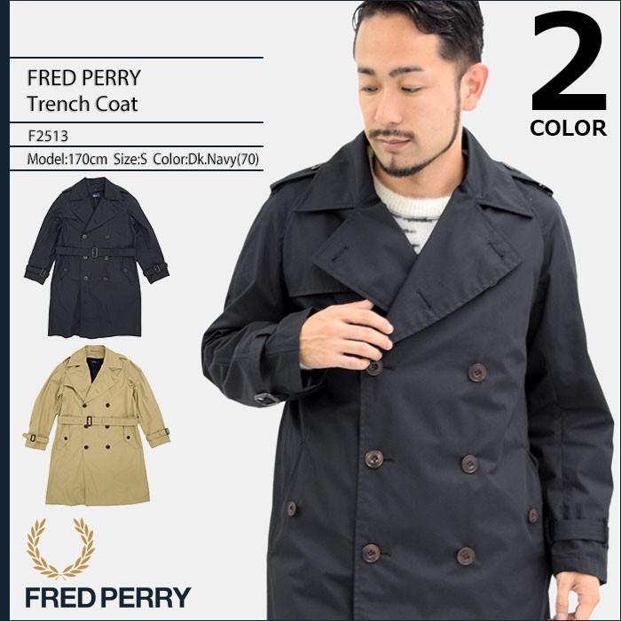 FRED PERRY フレッドペリー ジャケット メンズ トレンチ コート FRED PERRY フレッドペリー ジャケット メンズ トレンチ コート