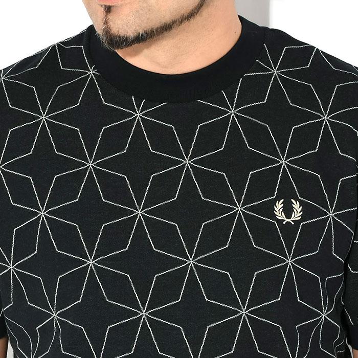 フレッドペリー Tシャツ 半袖 FRED PERRY メンズ ジオメトリック ( M7704 Geometric S/S Tee T ...