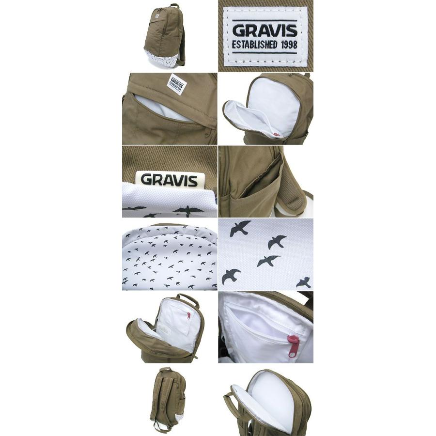 gravis グラビス バッテリー バックパック ライトブラウン/ホワイト メンズ & レディース(Battery Backpack バッグ リュック 13587101-126) : ice ...