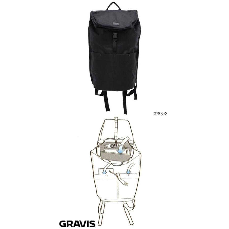 グラビス gravis リマ バックパック ブラック メンズ & レディース(gravis Lima Backpack Black バッグ ...