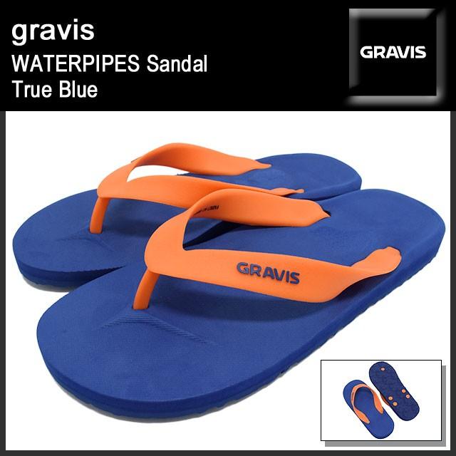 gravis グラビス ウォーターパイプス サンダル True Blue メンズ(男性用)(WATERPIPES Sandal ビーチサンダル ...