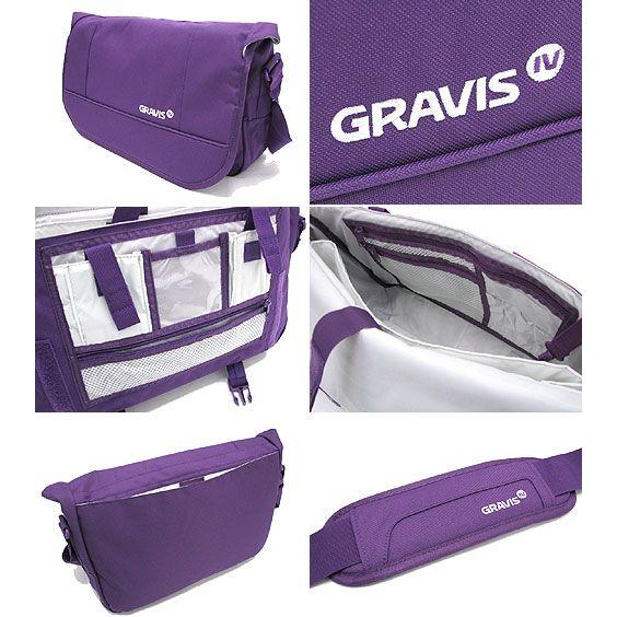 gravis（グラビス） gravis 10FW ホボ ミディアム バッグ パープル メンズ & レディース(gravis 10FW Hobo ...