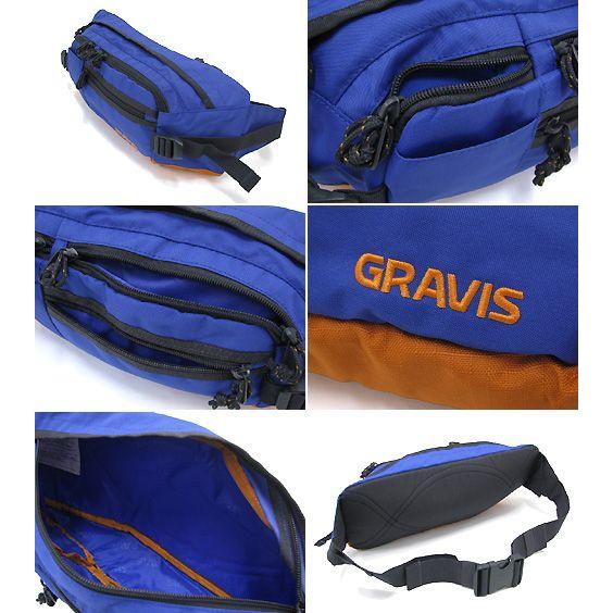 gravis（グラビス） シャトル バッグ ブルー/オレンジ/チャコール メンズ & レディース(gravis Shuttle Bag ...