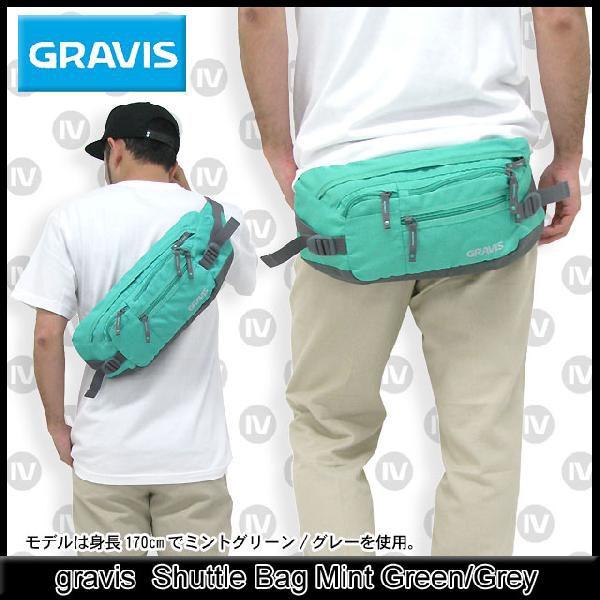 gravis グラビス シャトル バッグ ミントグリーン/グレー メンズ & レディース(gravis Shuttle Bag Mint ...