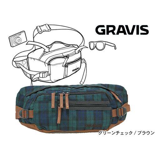 gravis グラビス シャトル バッグ グリーンチェック/ブラウン メンズ & レディース(gravis Shuttle Bag Green ...