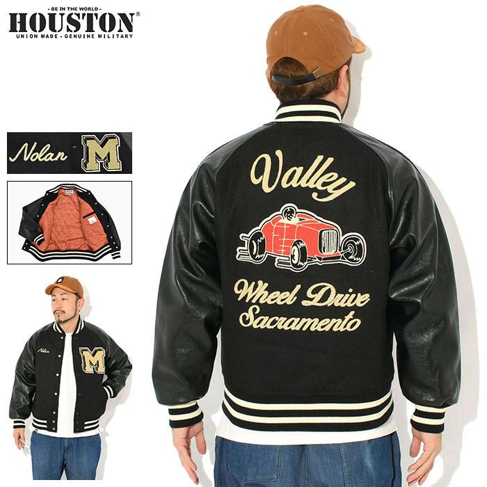HOUSTON（ヒューストン） ジャケット メンズ バレー メルトン アワード ( Valley Melton Award JKT スタジャン ...