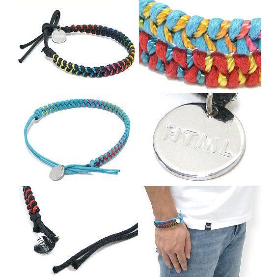 HTML03 エイチ・ティー・エム・エル html プレイ レインボー ブレスレット(HTML Pray Rainbow Bracelet) : ice field - 通販 - Yahoo ...