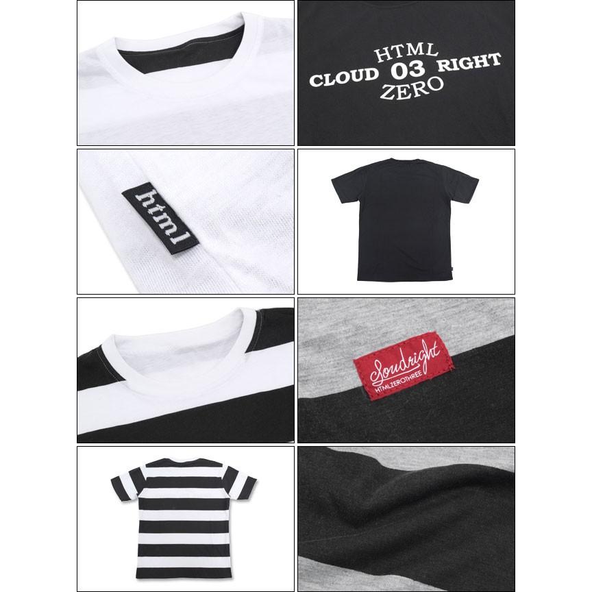 HTML03 エイチティエムエル ゼロスリー HTML ZERO3 ボーダーレス リバーシブル カットソー 半袖(Borderless Reversible S/S Crew) : ice ...