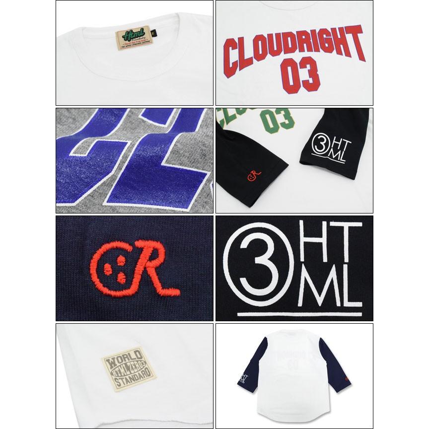 エイチティエムエル ゼロスリー HTML ZERO3 メイン フォース ベースボール カットソー 七分袖(html zero3 Main Force Baseball 3/4 Crew ...