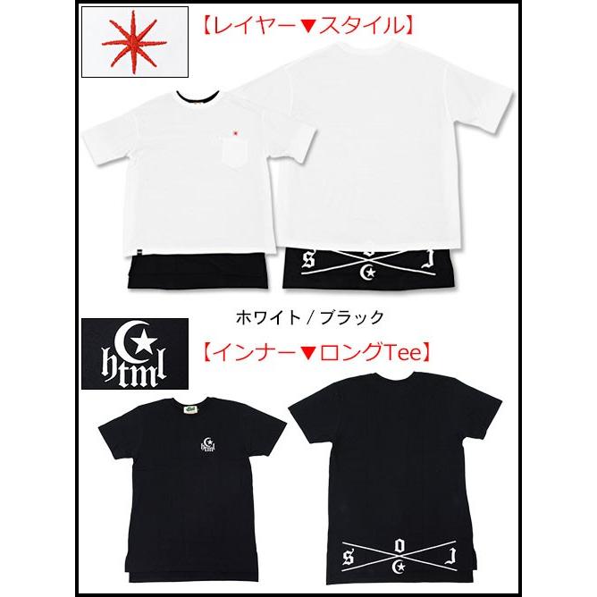 エイチティエムエル ゼロスリー HTML ZERO3 カットソー 半袖 メンズ ミッチェル リッジ レイヤード(Mitchell Ridge Layered S/S Crew) : htm ...