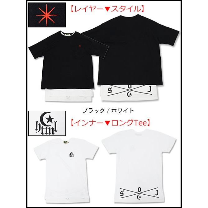 エイチティエムエル ゼロスリー HTML ZERO3 カットソー 半袖 メンズ ミッチェル リッジ レイヤード(Mitchell Ridge Layered S/S Crew) : htm ...