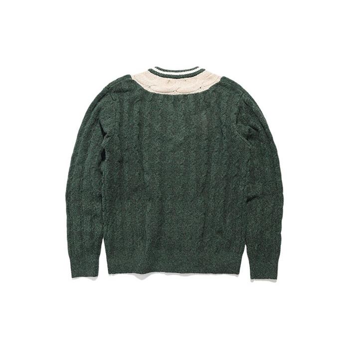 HTML03 エイチティエムエル ゼロスリー セーター HTML ZERO3 メンズ スチューデント チルデン ニット(Student Chiruden Knit Sweater HTML ...