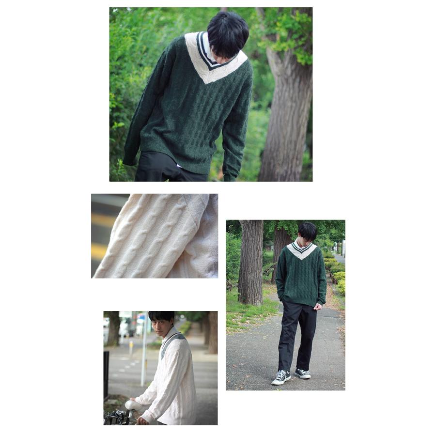 HTML03 エイチティエムエル ゼロスリー セーター HTML ZERO3 メンズ スチューデント チルデン ニット(Student Chiruden Knit Sweater HTML ...
