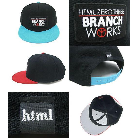 HTML03 エイチティエムエル ゼロスリー HTML ZERO3 ブランチ ワークス ベースボール キャップ(html zero3 Branch Works Baseball Cap ...
