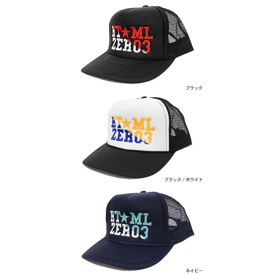 HTML03 エイチティエムエル ゼロスリー HTML ZERO3 キャップ メンズ スラッシュ ワード メッシュキャップ(Slash Word Mesh Cap 帽子) : ice ...