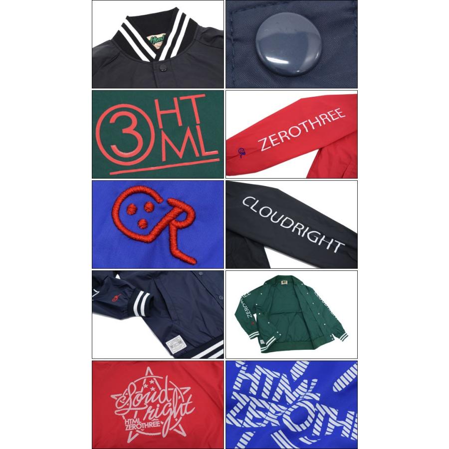 エイチティエムエル ゼロスリー HTML ZERO3 プレンティー ジョイント ナイロン スタジアム ジャケット(Plenty Joint Nylon Stadium JKT) :HTM ...