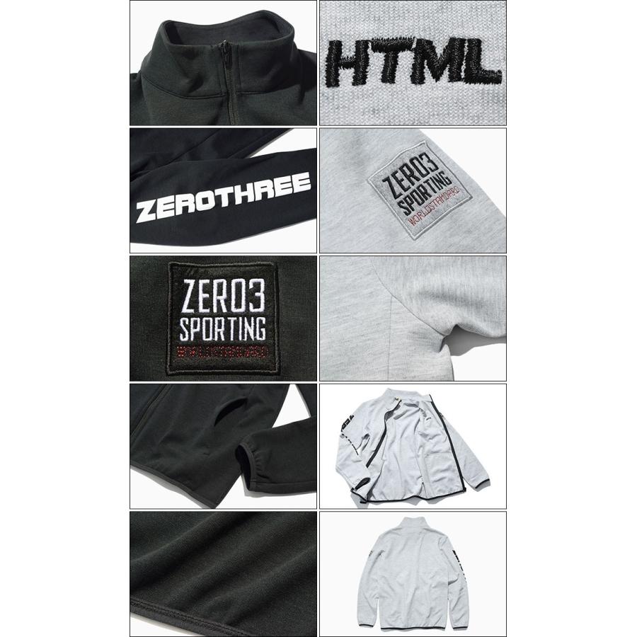 HTML03 エイチティエムエル ゼロスリー ジャケット HTML ZERO3 メンズ ジムナジウム ドライ スウェット ジップ(Gymnasium Dry Sweat HTML-JKT215 ...