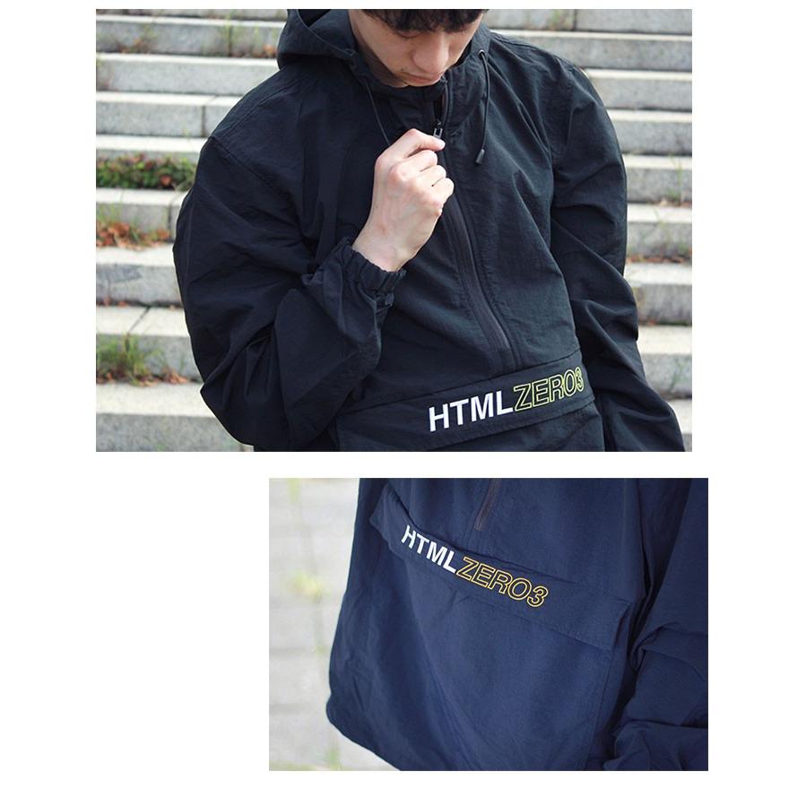 HTML03 エイチティエムエル ゼロスリー ジャケット HTML ZERO3 メンズ クラシカル アノラック(Classical Anorak JKT ビッグシルエット HTML ...