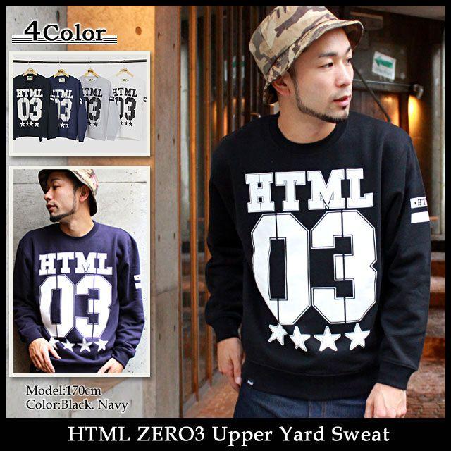HTML03 エイチティエムエル ゼロスリー HTML ZERO3 アッパー ヤード スウェット(html zero3 Upper Yard Sweat) : ice field - 通販 ...