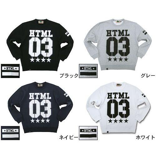 HTML03 エイチティエムエル ゼロスリー HTML ZERO3 アッパー ヤード スウェット(html zero3 Upper Yard Sweat) : ice field - 通販 ...
