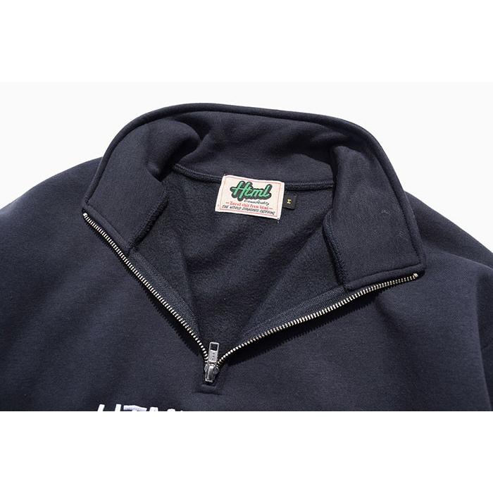 HTML03 エイチティエムエル ゼロスリー トレーナー HTML ZERO3 メンズ クラシカル ハーフ ジップ スウェット(Classical Half Zip Sweat HTML ...