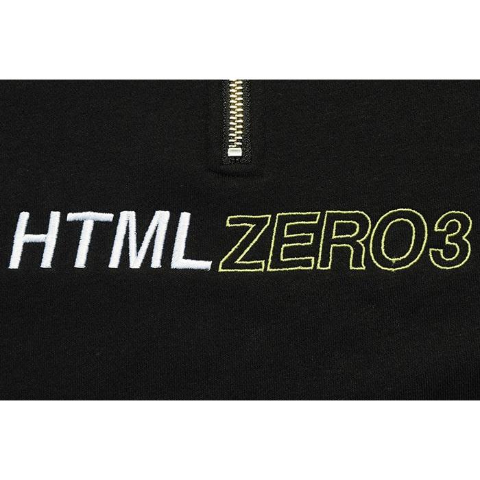 HTML03 エイチティエムエル ゼロスリー トレーナー HTML ZERO3 メンズ クラシカル ハーフ ジップ スウェット(Classical Half Zip Sweat HTML ...