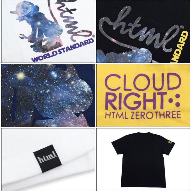 HTML03 エイチティエムエル ゼロスリー HTML ZERO3 Tシャツ 半袖 メンズ マクロコスモス モンキー(html zero3 Macrocosm Monky S/S Tee ...