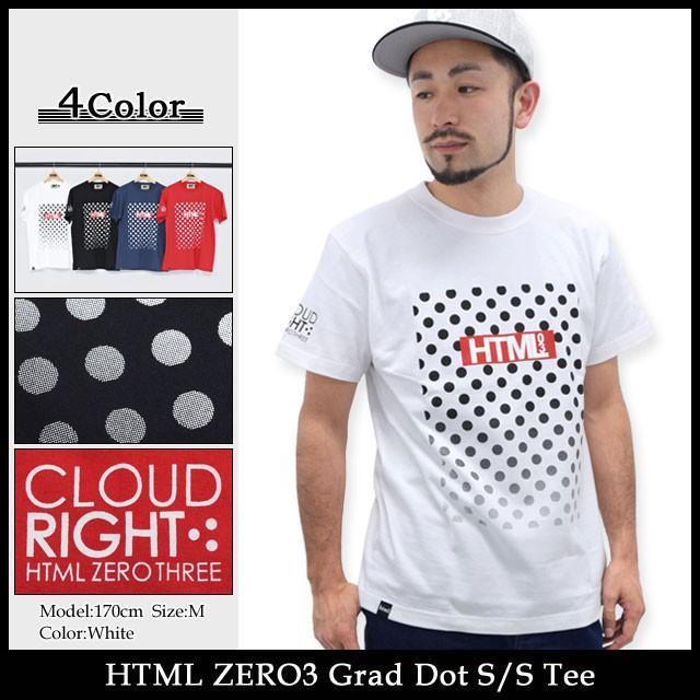 HTML03 エイチティエムエル ゼロスリー HTML ZERO3 グラッド ドット Tシャツ 半袖(html zero3 Grad Dot S/S Tee) : ice field - 通販 ...