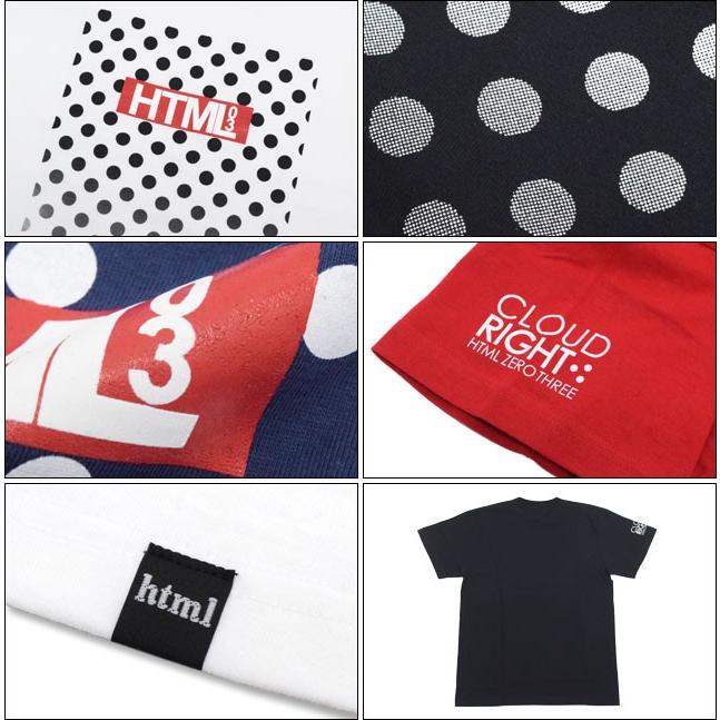 HTML03 エイチティエムエル ゼロスリー HTML ZERO3 グラッド ドット Tシャツ 半袖(html zero3 Grad Dot S/S Tee) : ice field - 通販 ...