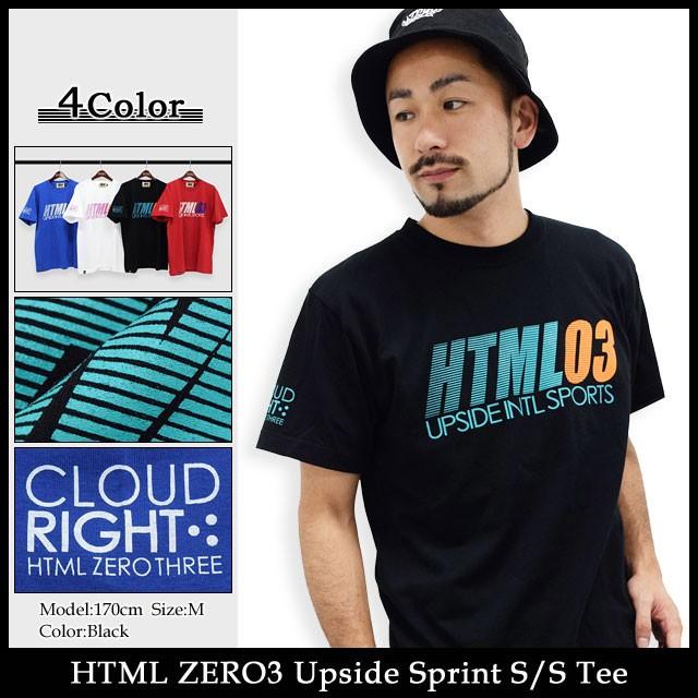 HTML03 エイチティエムエル ゼロスリー HTML ZERO3 Tシャツ 半袖 メンズ アップサイド スプリント(html zero3 Upside Sprint S/S Tee トップス ...