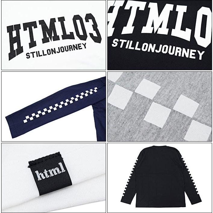 HTML03 エイチティエムエル ゼロスリー HTML ZERO3 Tシャツ 長袖 シグナル フラッグ(html zero3 Signal Flag L/S Tee カットソー トップス ロン ...