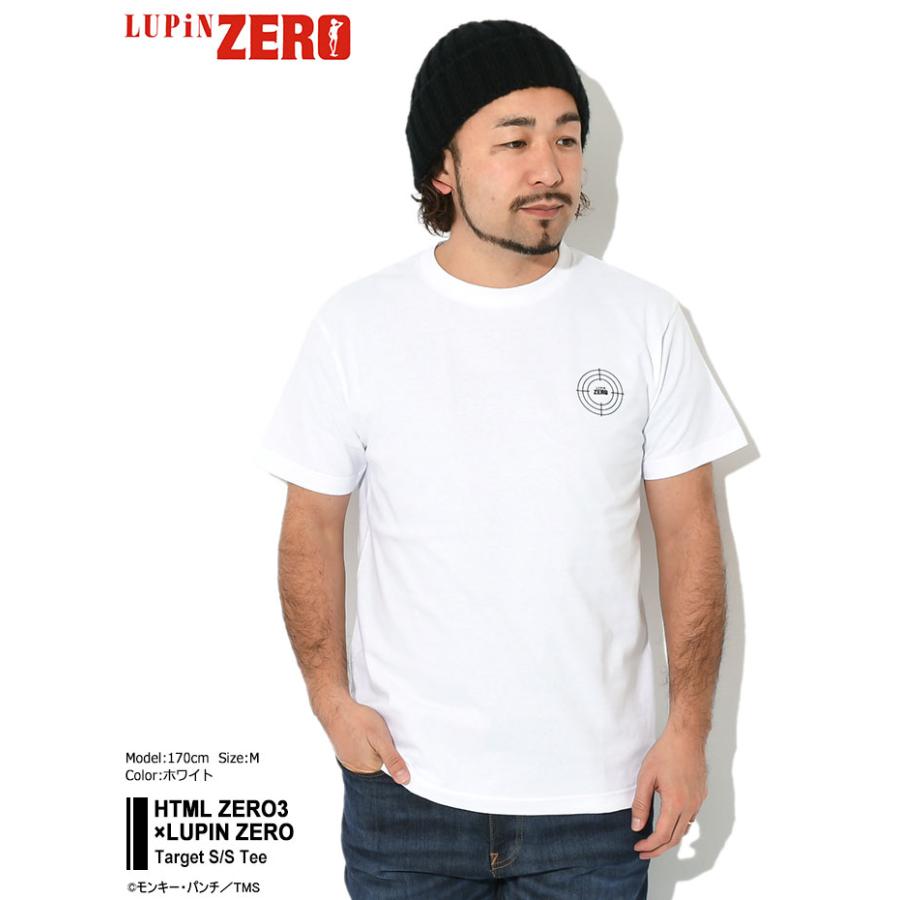 HTML03 エイチティエムエル ゼロスリー Tシャツ 半袖 HTML ZERO3 メンズ ルパン ゼロ ターゲット コラボ(LUPIN ZERO Tee HTML-T605) : ice ...