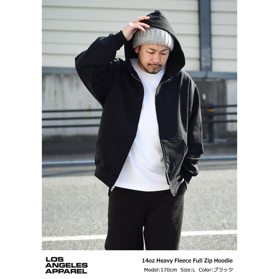 LOS ANGELES APPAREL ロサンゼルスアパレル パーカー ジップ LOS ANGELES APPAREL ロサンゼルスアパレル パーカー ジップ