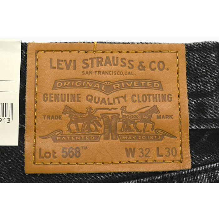 Levi's（リーバイス） パンツ Levis メンズ 568 ルーズ ストレート カーゴ デニム ダークリー ( 568 Loose ...