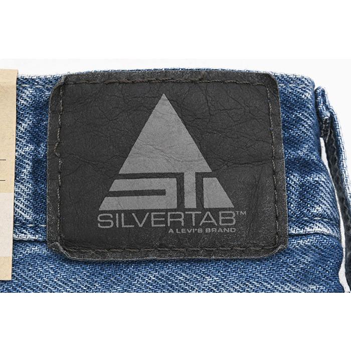 SILVER TAB リーバイス パンツ Levis メンズ シルバータブ ルーズ クロップド カーゴ デニム ライトインディゴ ( Silvertab Loose Cropped Cargo ...