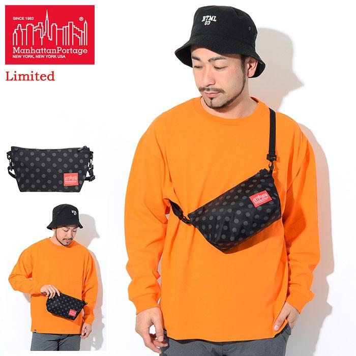 Manhattan Portage マンハッタンポーテージ ショルダーバッグ 19FW ドット プリント ズコッティ クラッチ ...