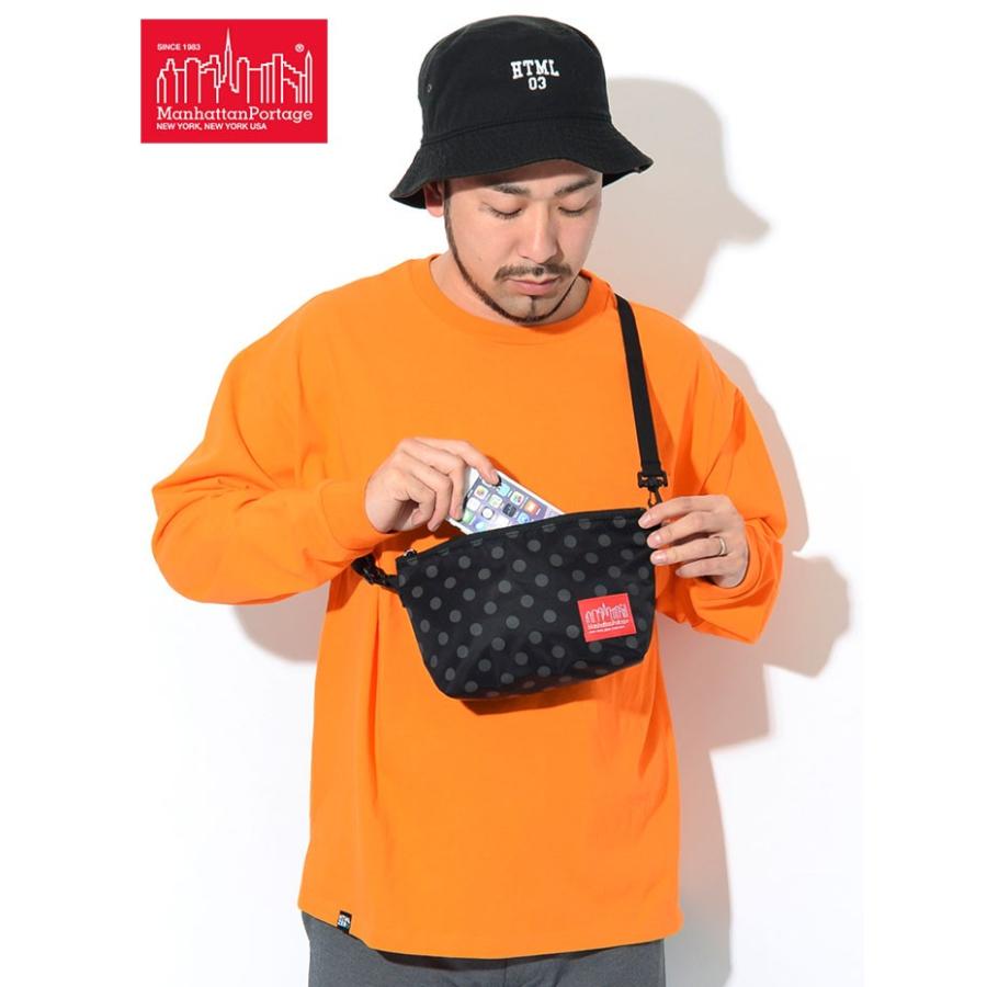 Manhattan Portage マンハッタンポーテージ ショルダーバッグ 19FW ドット プリント ズコッティ クラッチ ...